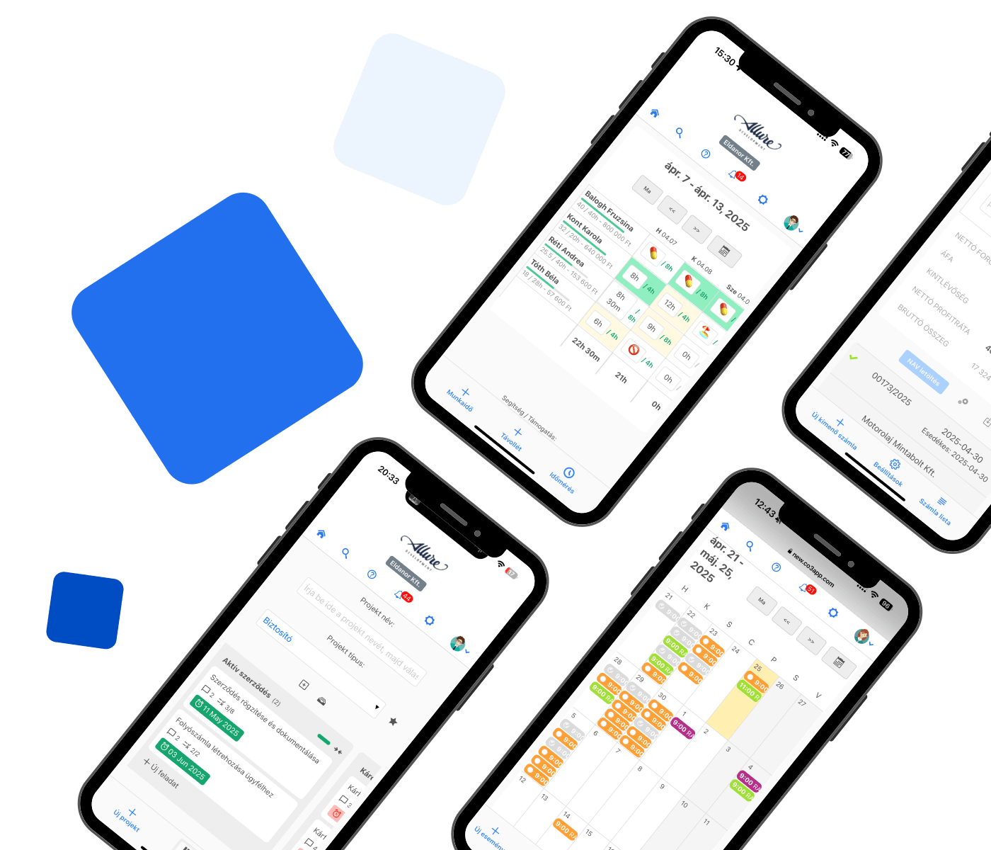 Mobilapplikáció - Online ERP és CRM. Egy rendszer mindfelett.